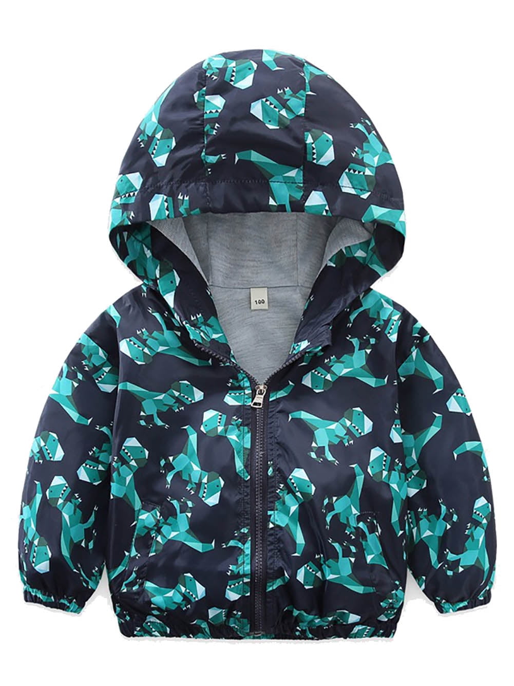 Peyan Kids Baby Boy Dinosaur Clothes Waterproof Windbreak Hooded Coat ...
