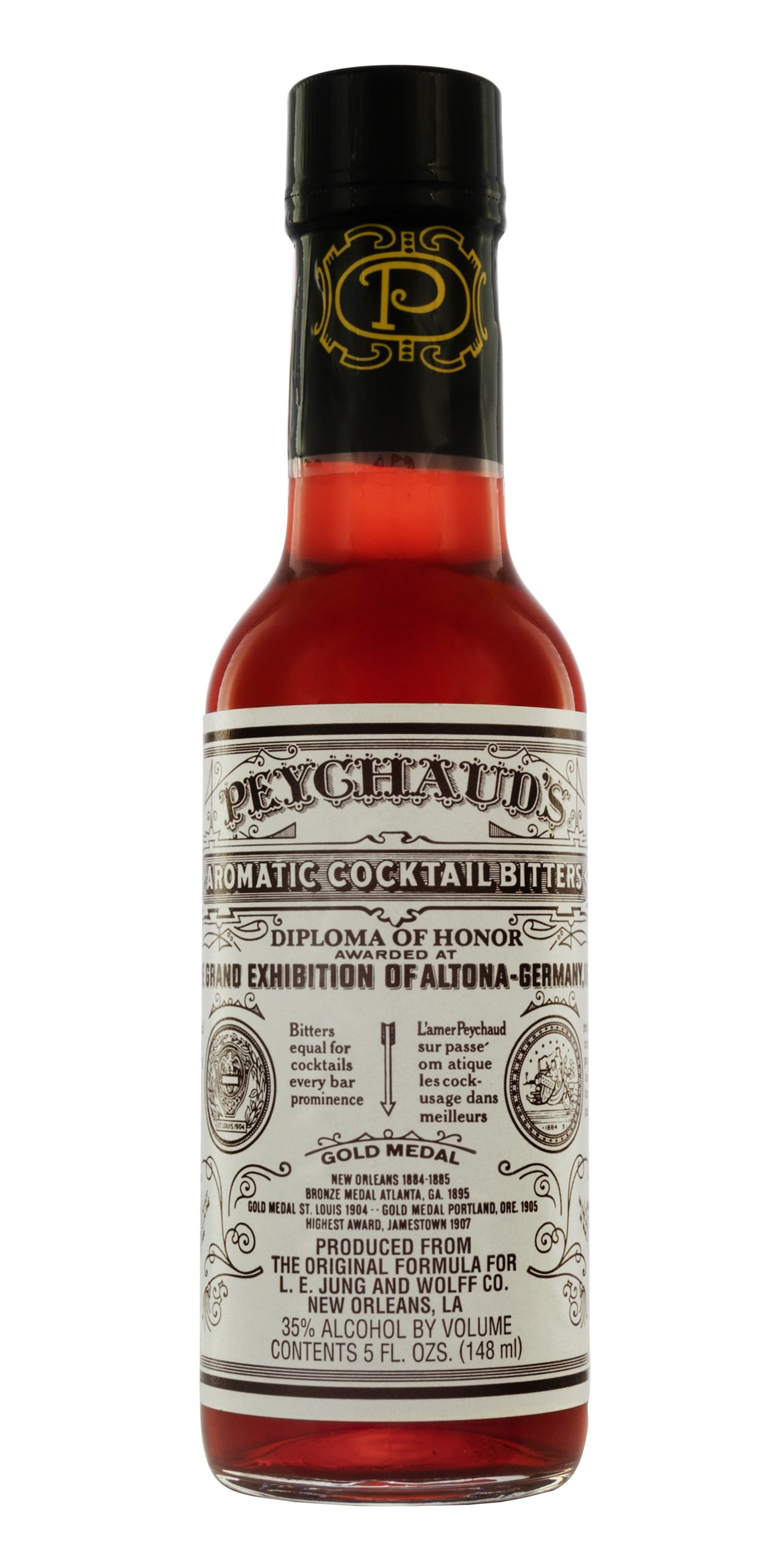 Peychaud's Aromatic Cocktail, Bitters 5Fl oz 70 Proof - Walmart.com