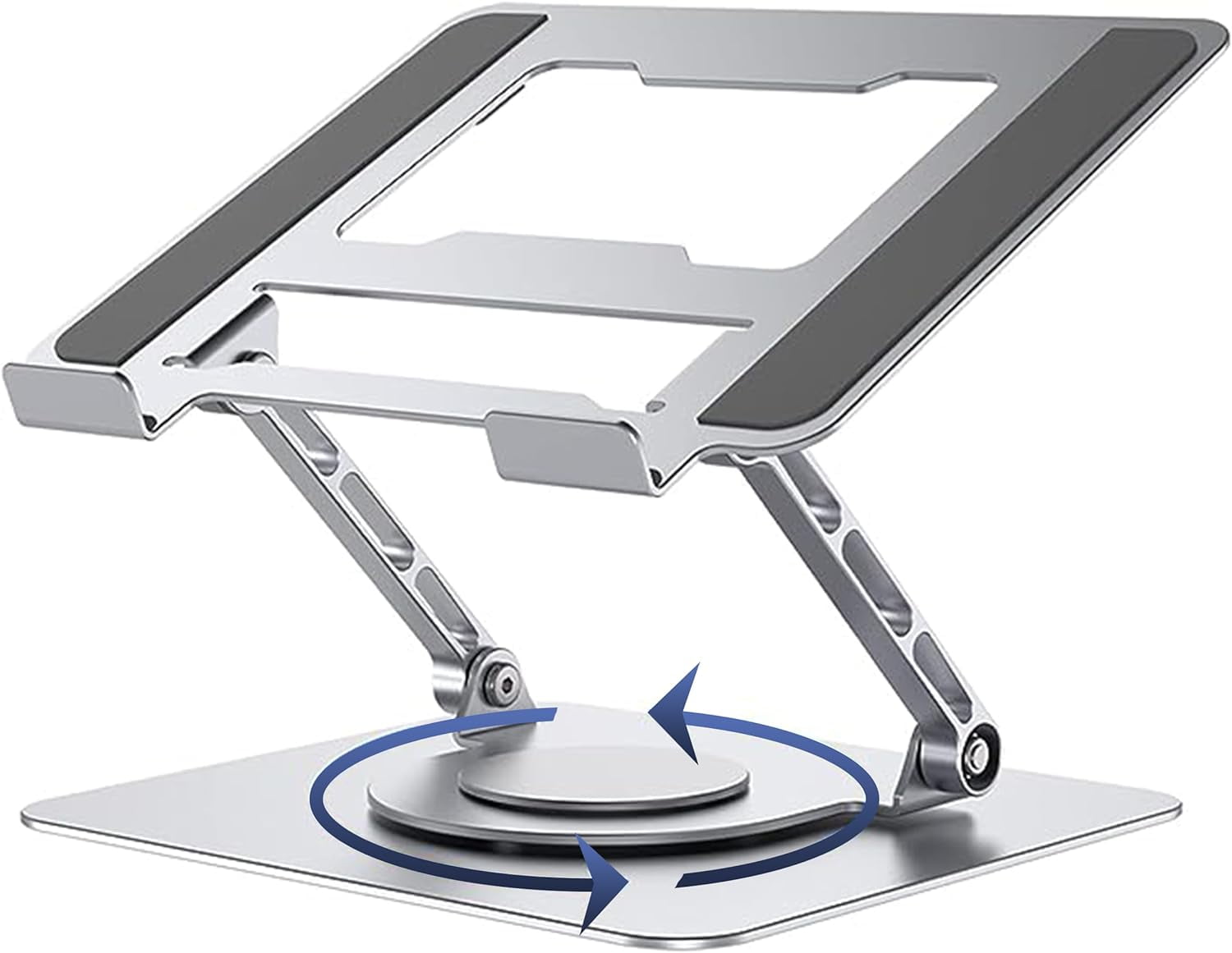 Peymoxra Laptop Stand Aluminum Computer Stand for Desk with 360 ...