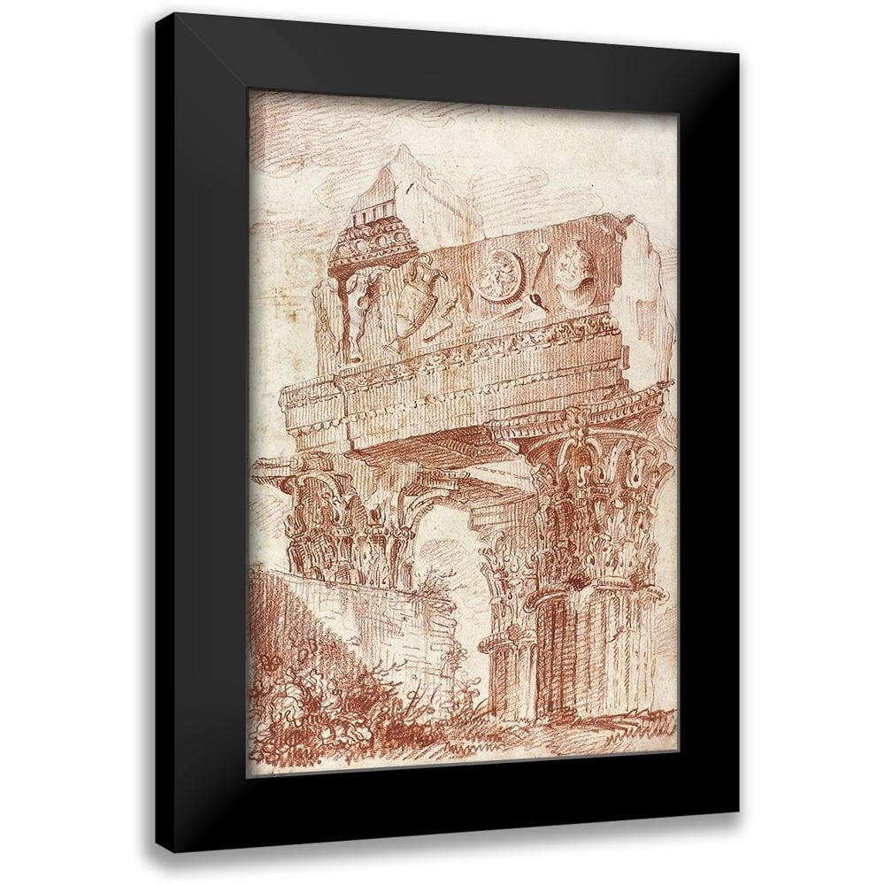 Peyre, Marie-Joseph 17x24 Black Modern Framed Museum Art Print Titled ...