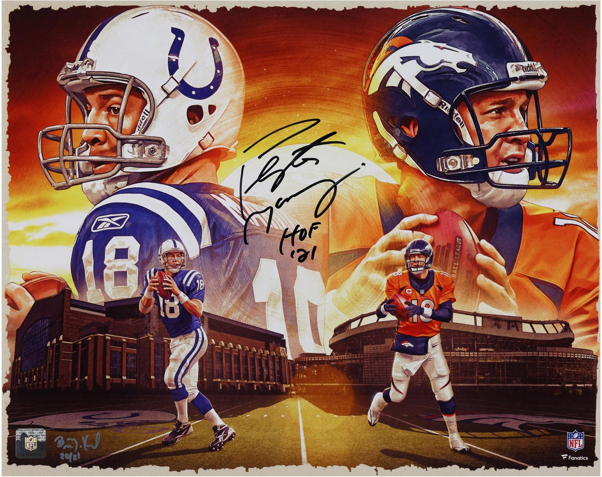 Peyton Manning Indianapolis Colts Autographed 16" x 20" Photo Print ...