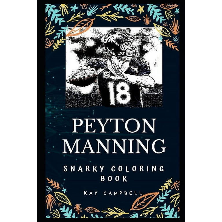 Peyton Manning 18 Coloring Pages