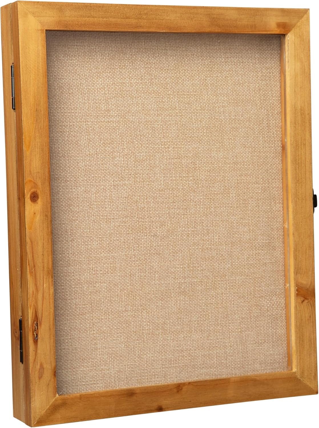 Peyton Shadow Box Display Case with Solid Pine Wood Frame, Powder ...