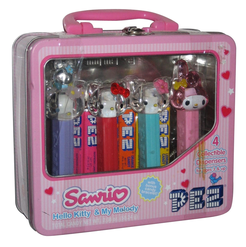 Pez Candy Hello Kitty Gift Set, 4 Novelty Candy Pez Dispensers Toys ...