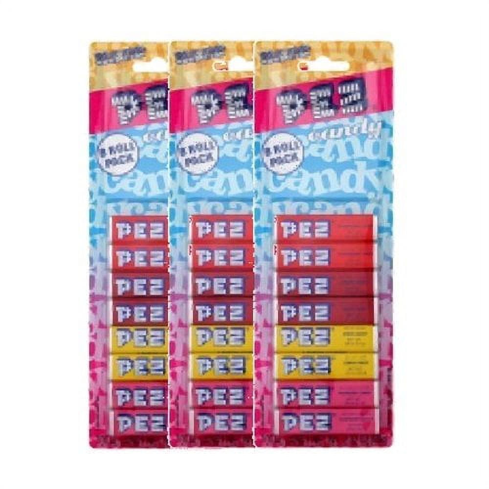 PEZ Candy Refills, 8-Pack Assorted Fruit, Strawberry, Lemon, Grape ...
