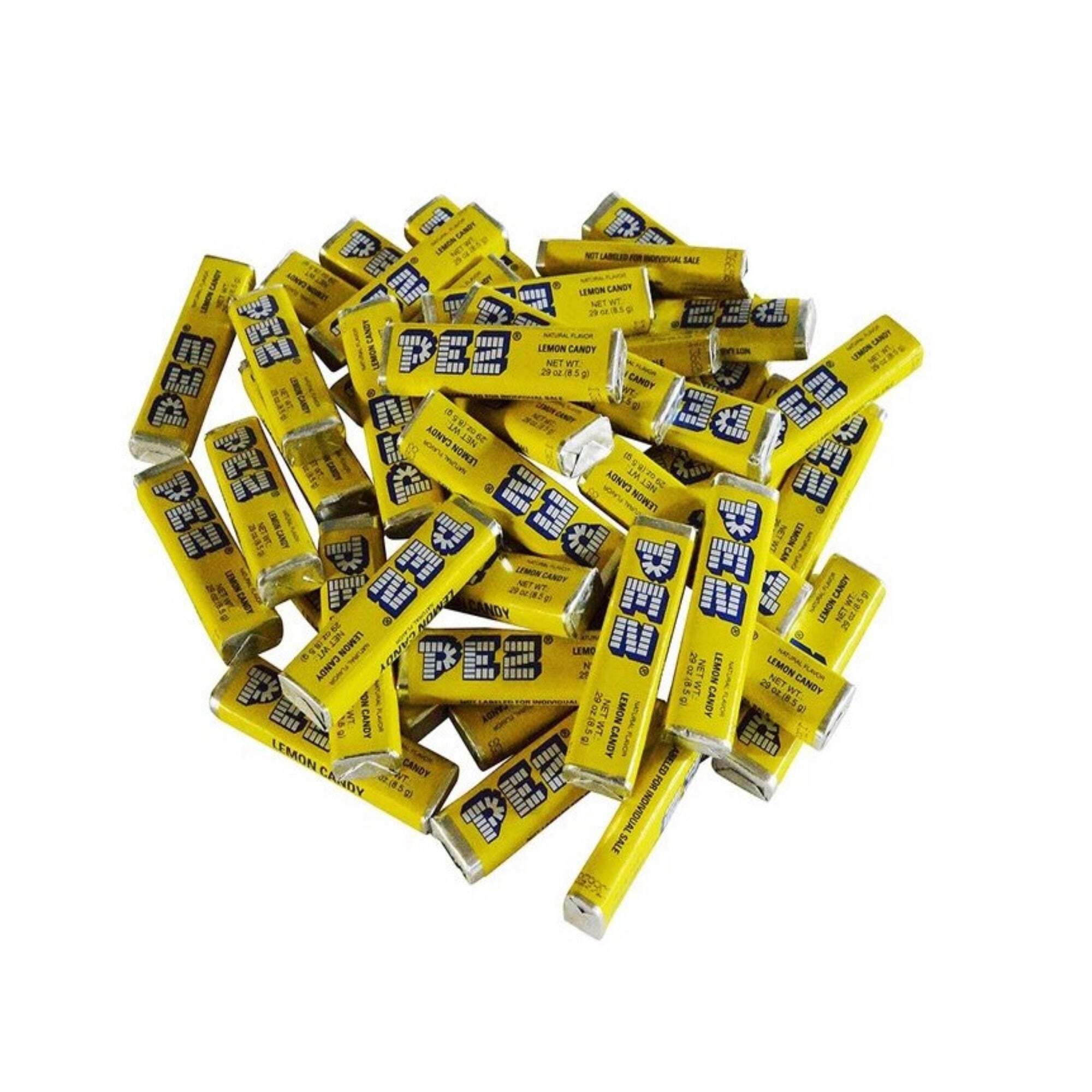 Pez Candy Refill, Lemon Pez Candy Bulk 2LB Bag of Lemon Pez Refill ...