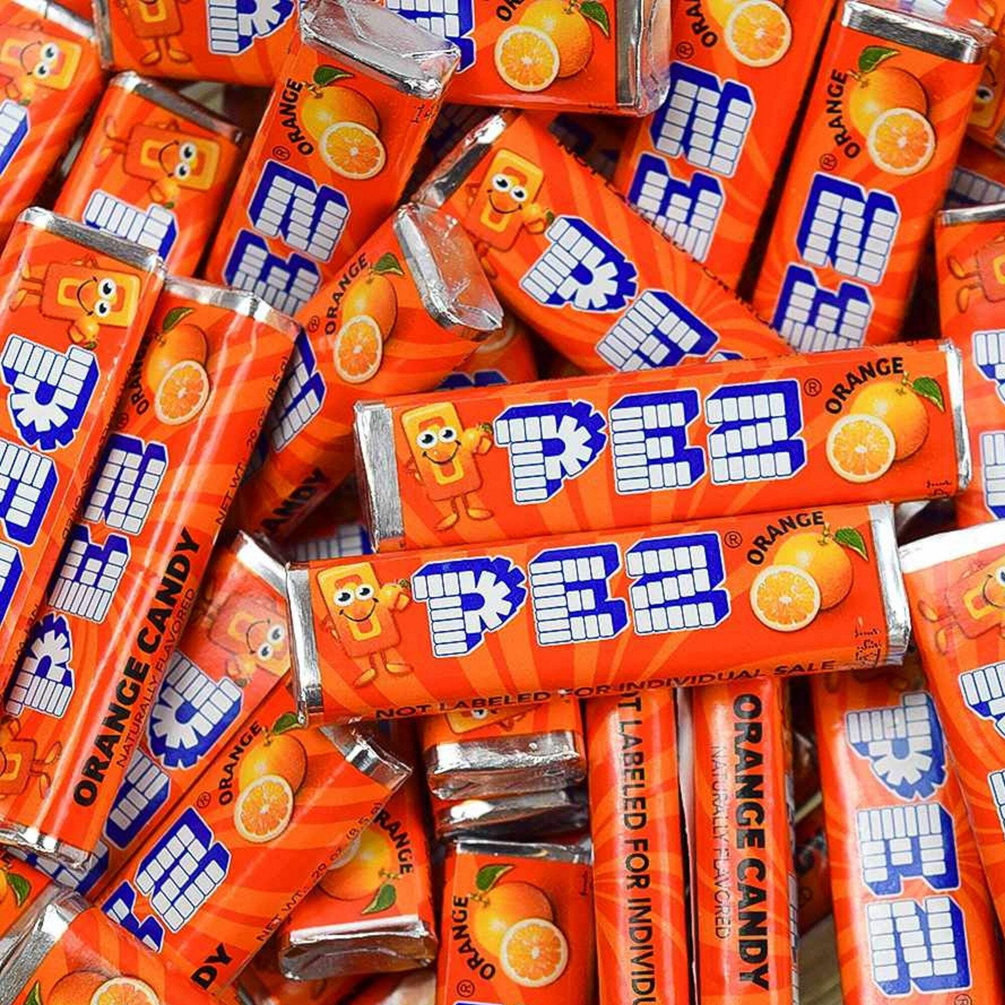 Pez Candy Refill, Orange Pez Candy Bulk 2LB Bag of Orange Pez Refill ...
