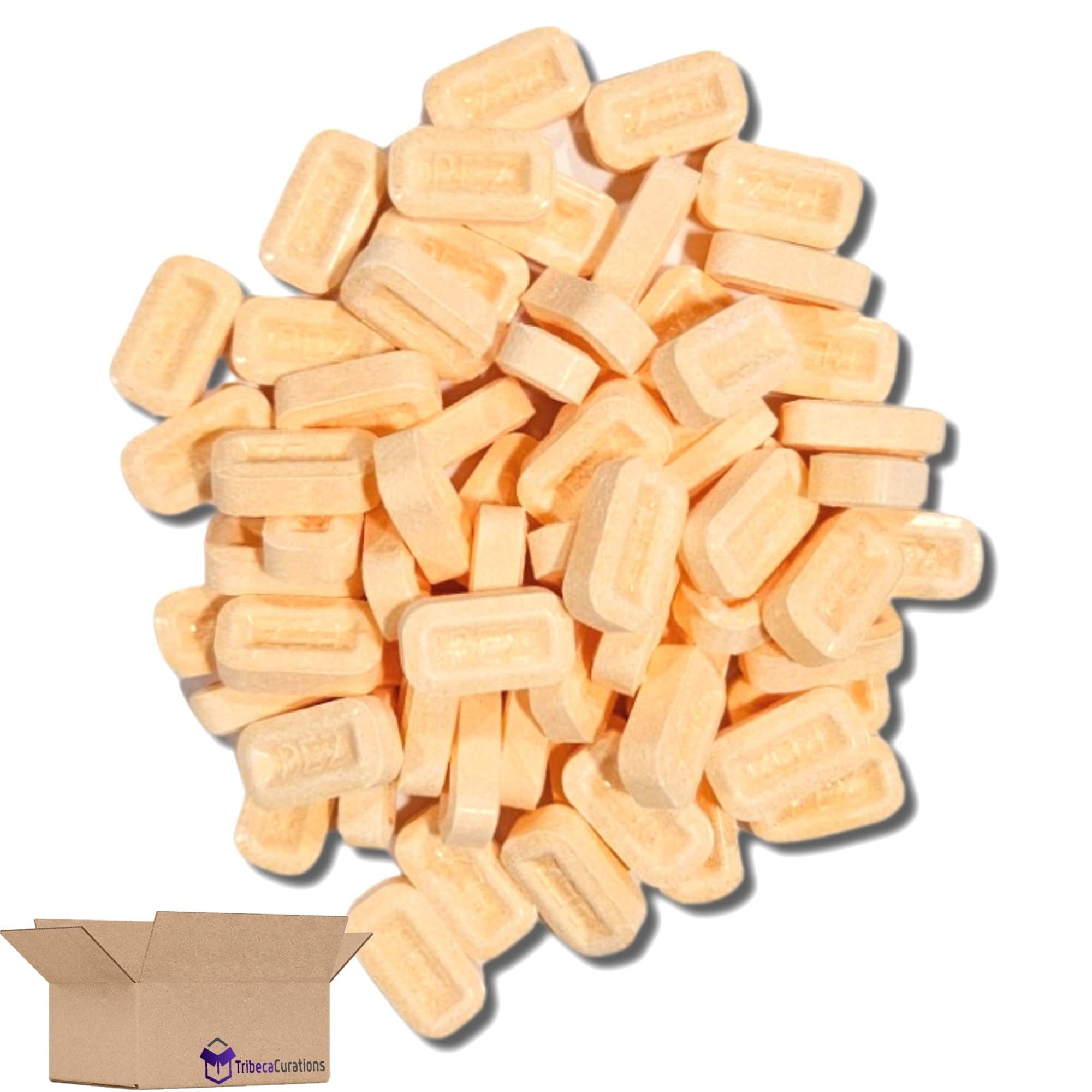 Pez Candy Tablets Value Pack | Orange | 10 Pound Bulk Bag - Walmart.com