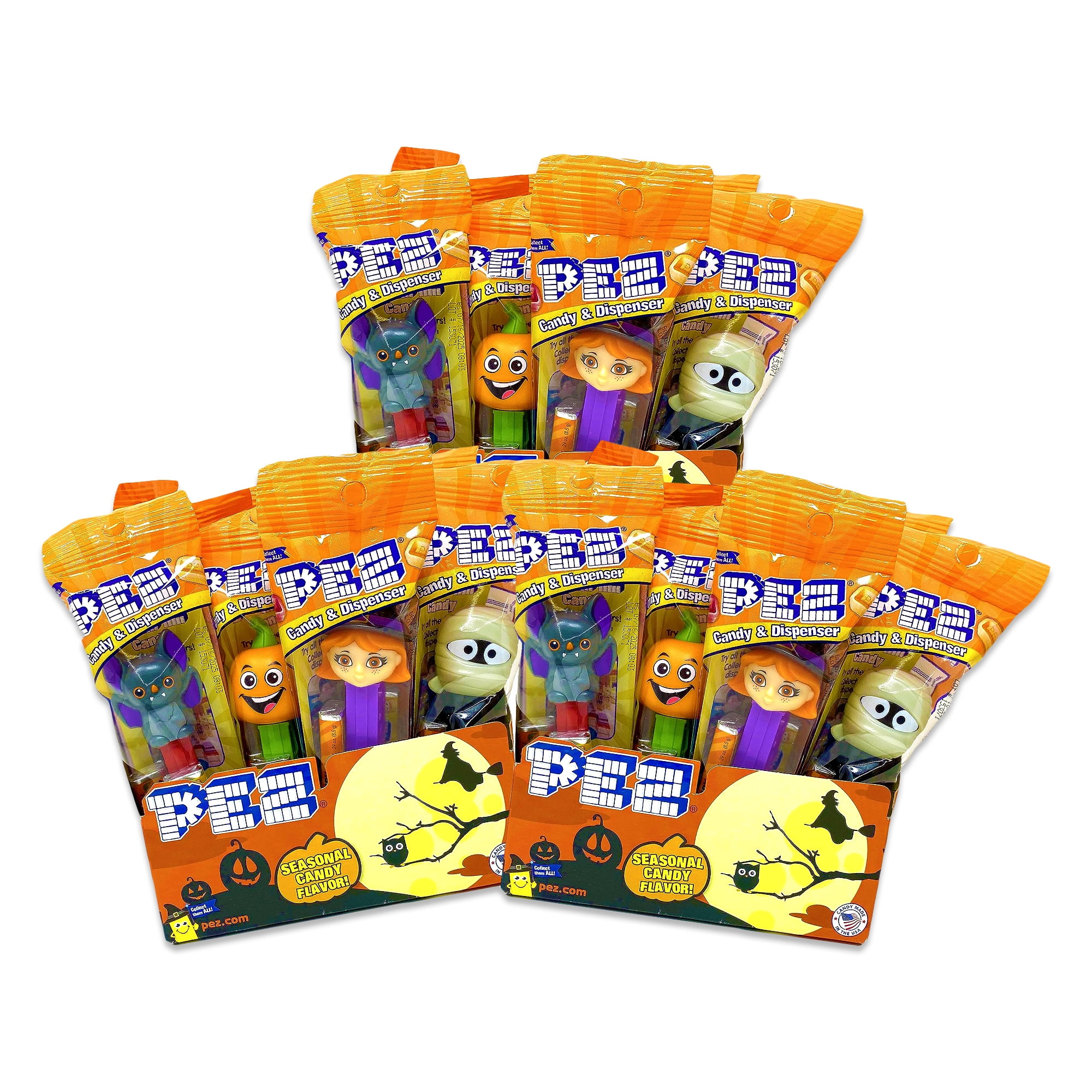 Pez Halloween Dispensers Pack of 36 - Walmart.com