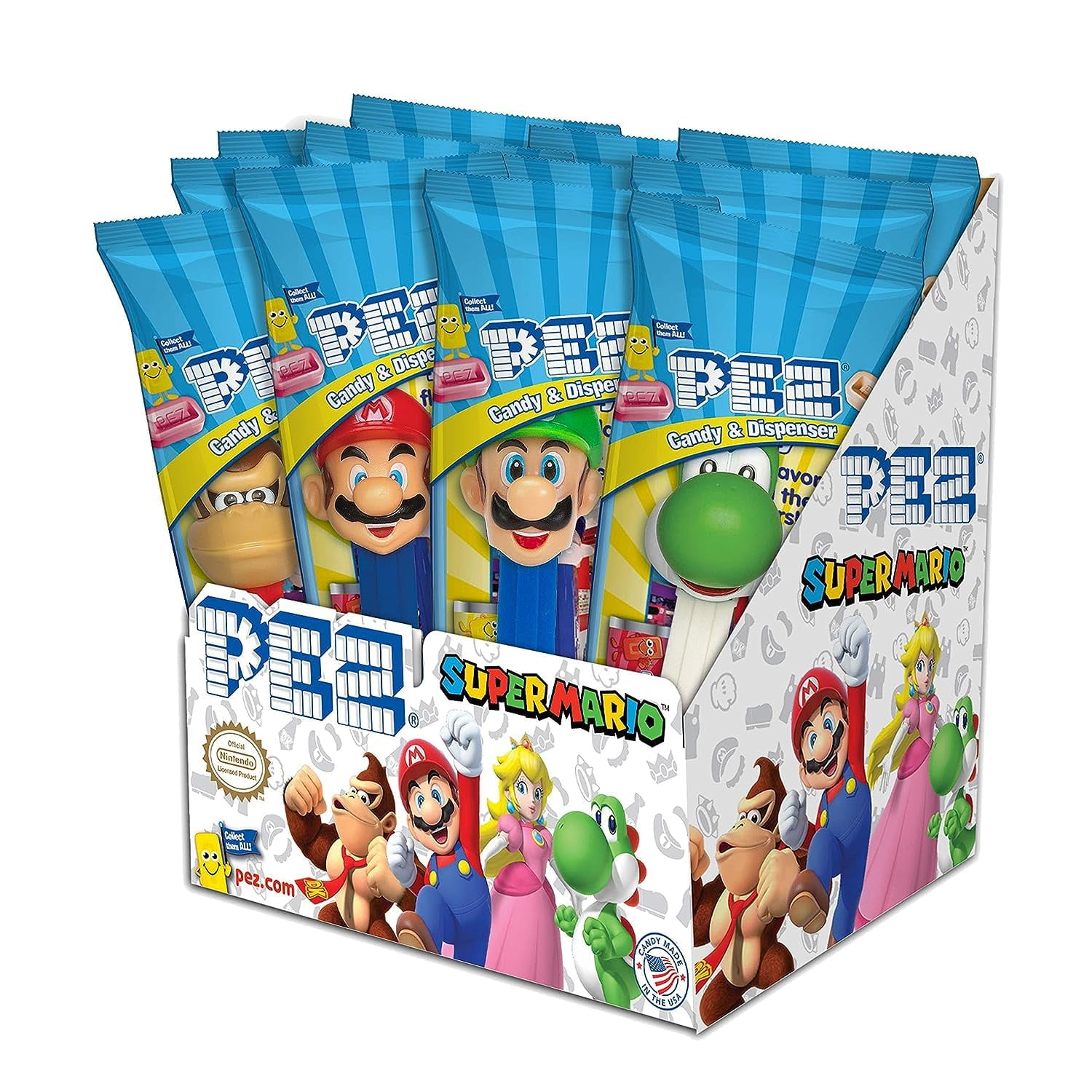 Pez Nintendo Super Mario Candy Dispensers (12 Pack) - Walmart.com