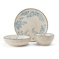 Pfaltzgraff® Bella 12-Piece Dinnerware Set Round Blue - Walmart.com