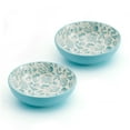 Pfaltzgraff Venice 8 inch Stoneware Pasta Bowls Set of 2 Teal - Walmart.com