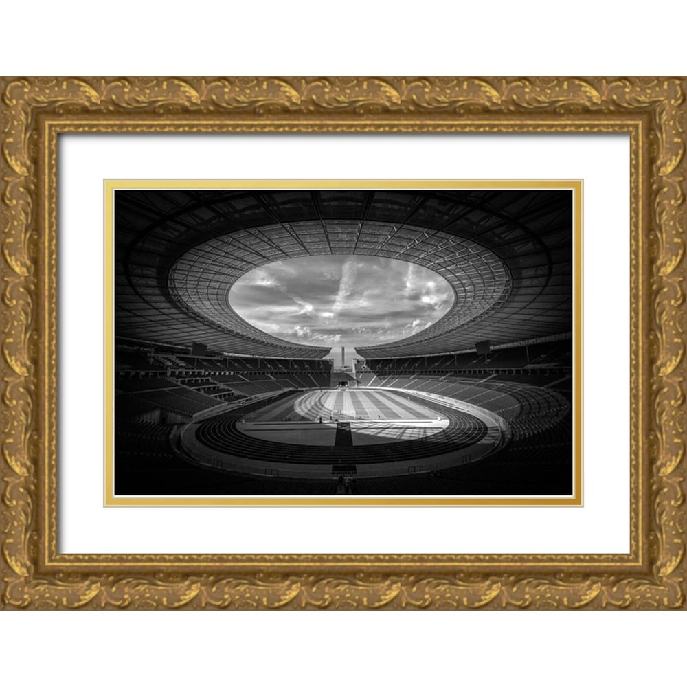 Pfeiffer, Peter 24x17 Gold Ornate Wood Framed with Double Matting ...