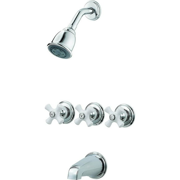3 Handle Tub Shower Faucet