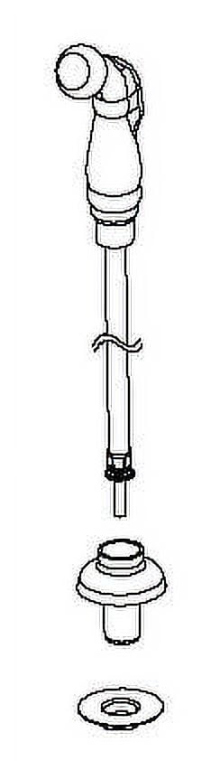 PFISTER 951-023S PART S/A SIDESPRAY W/MTG HDWR SS STAINLESS STEEL ...