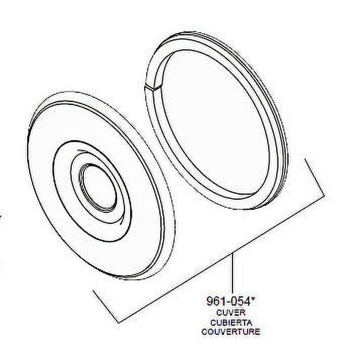 Pfister 961-054 Escutcheon Plate For R89 Pfirst Series Shower Valve ...