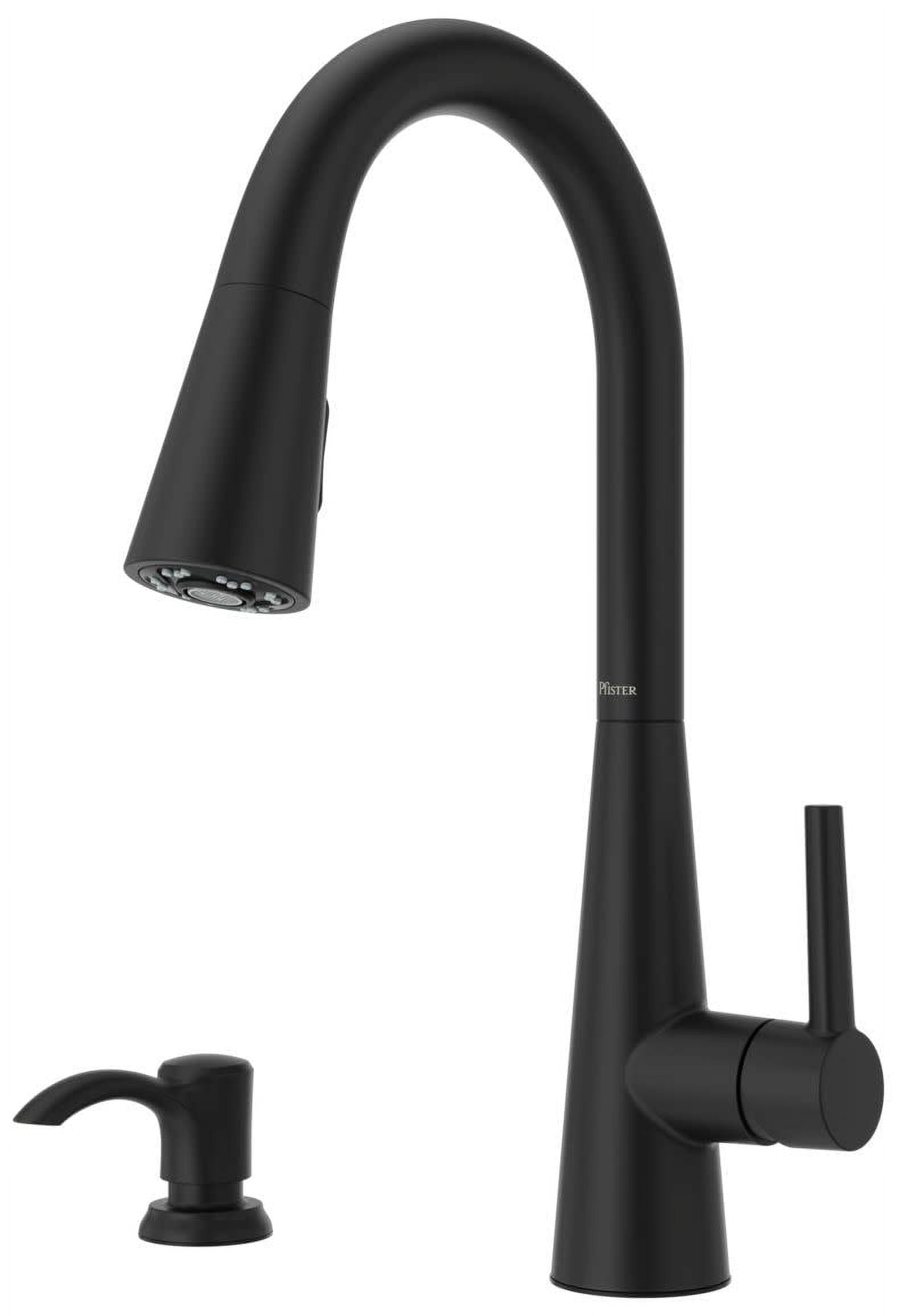 Pfister F-529-7Bar Barullii 1.8 GPM Single Hole Pull Down Kitchen ...