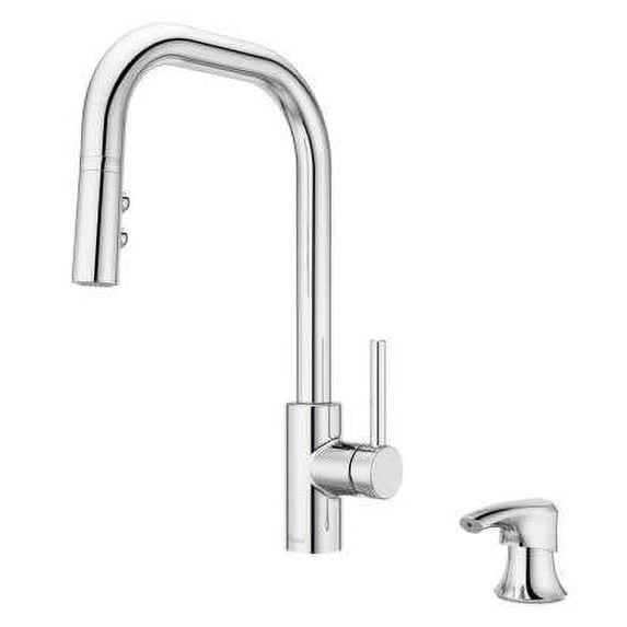 Pfister F-529-7Znr Zanna 1.66 GPM Single Hole Pull Down Kitchen Faucet ...