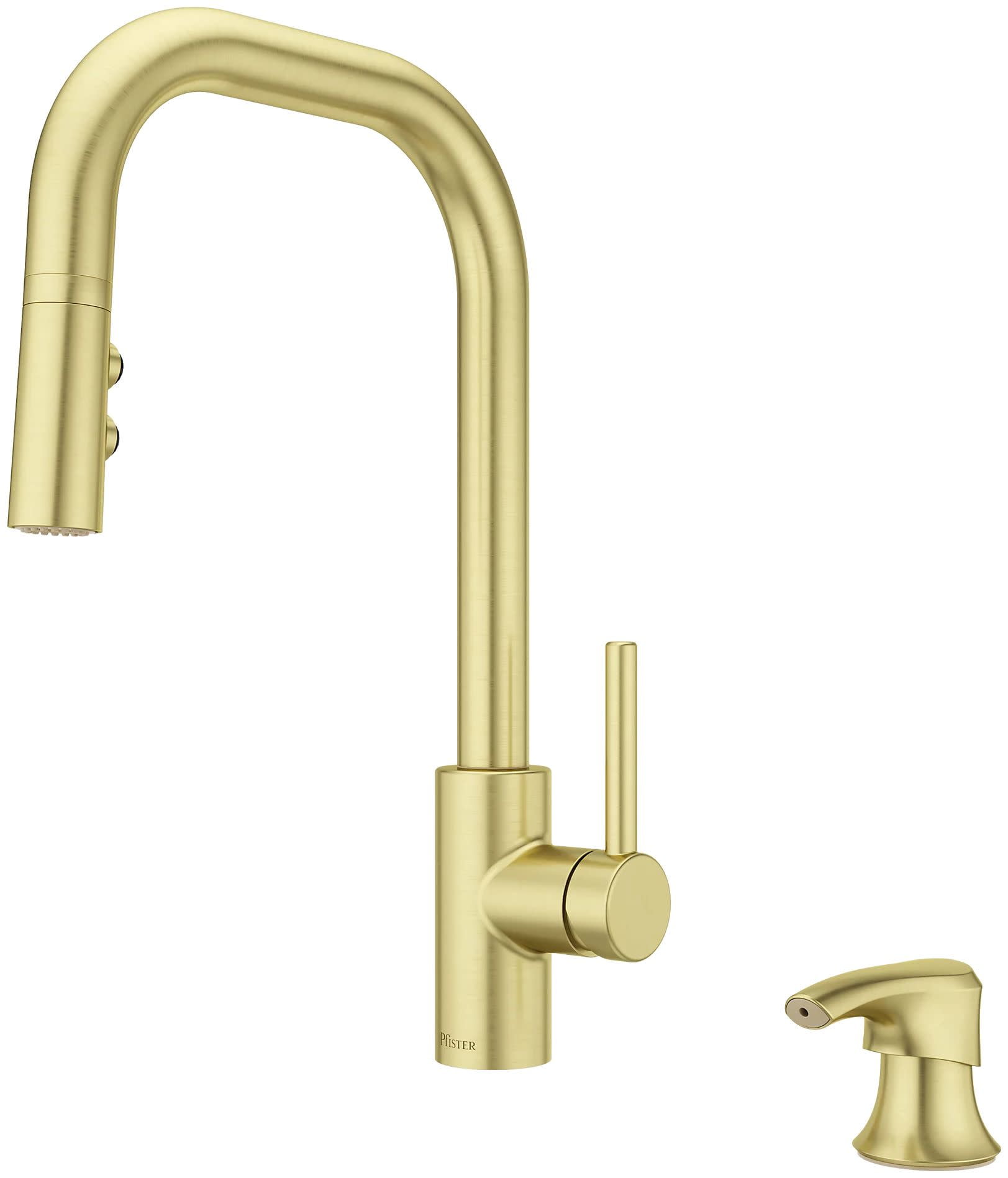 Pfister F-529-7Znr Zanna 1.66 GPM Single Hole Pull Down Kitchen Faucet ...