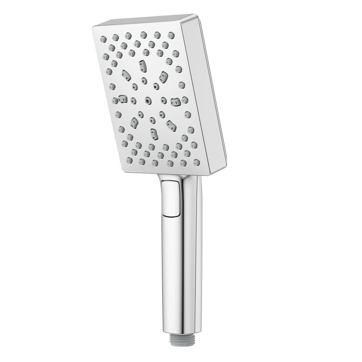 Pfister Hsc-04Shw Modern Square 1.75 GPM Multi Function Hand Shower - Chrome - Walmart.com