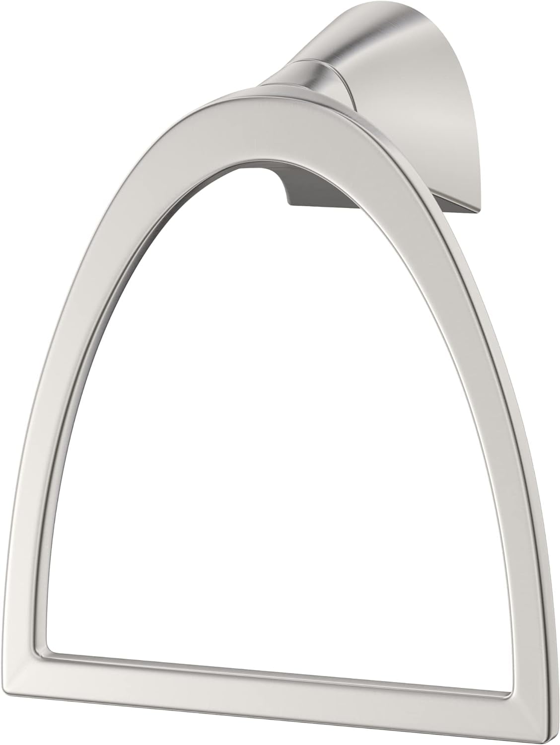 Pfister Karci Wall-Mounted Towel Ring, Spot Defense Brushed Nickel ...