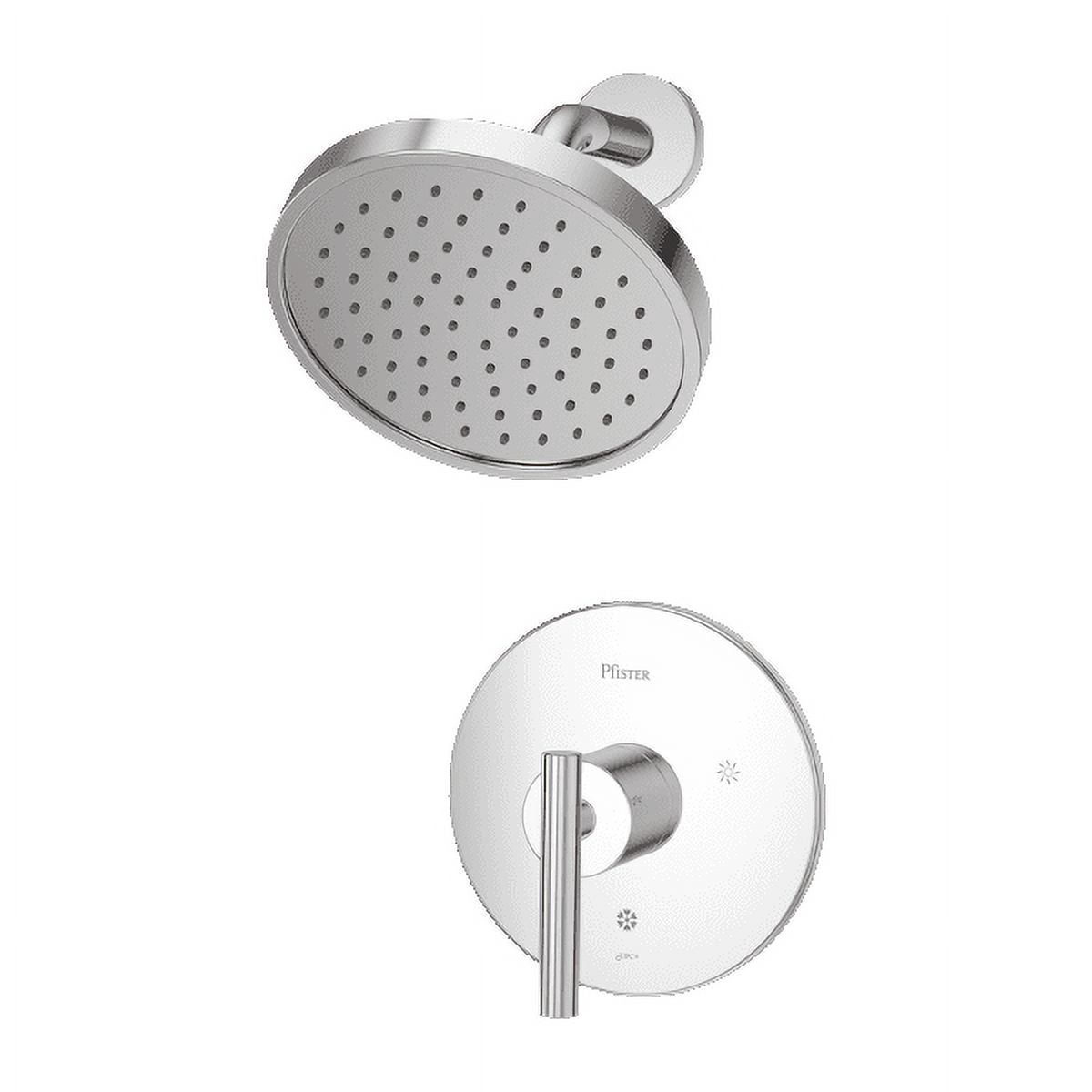 Pfister LG897NCC Contempra 1-Handle Shower Only Trim Kit in Polished ...