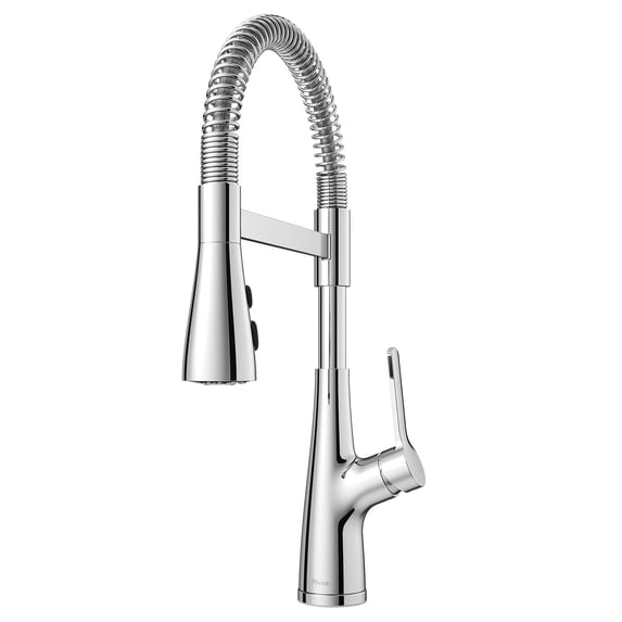 Pfister LG529-NECS Neera Pull-Down Culinary Kitchen Faucet in Stainless ...