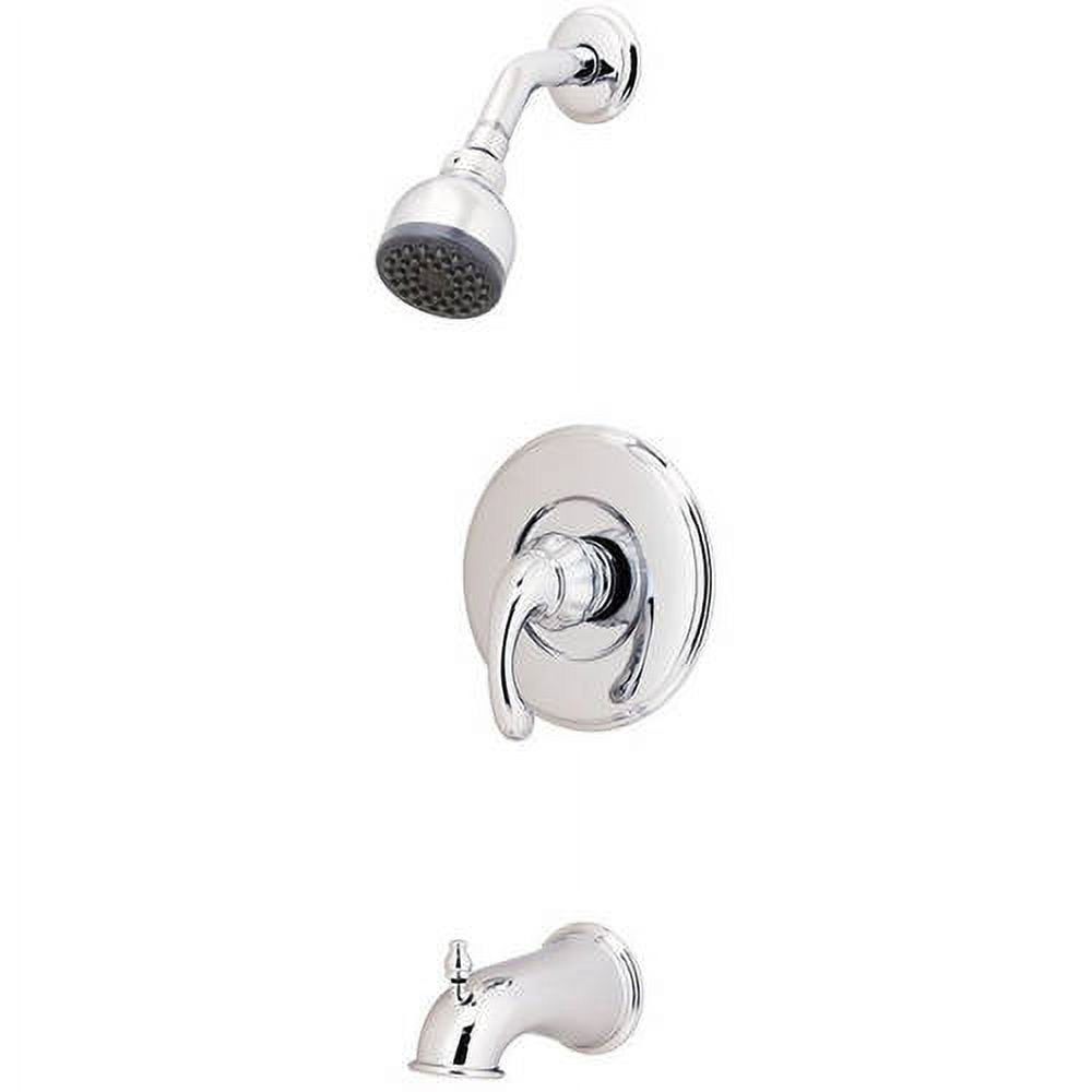 Treviso Single-Handle Tub and Shower Faucet Trim Kit in Polished Chrome ...