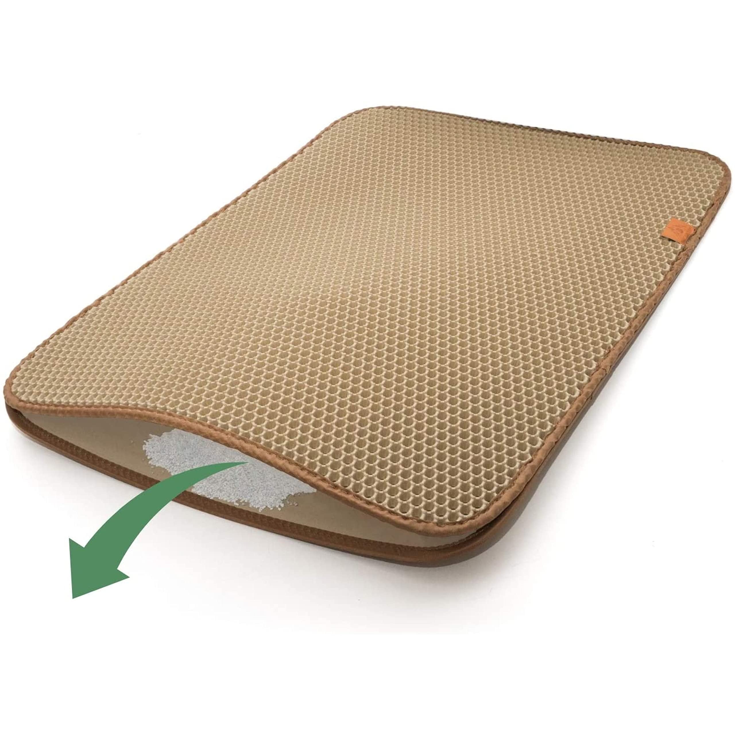 Pfotenolymp Premium Cat Litter Mat - Large Litter Box Mat as a Rug for ...