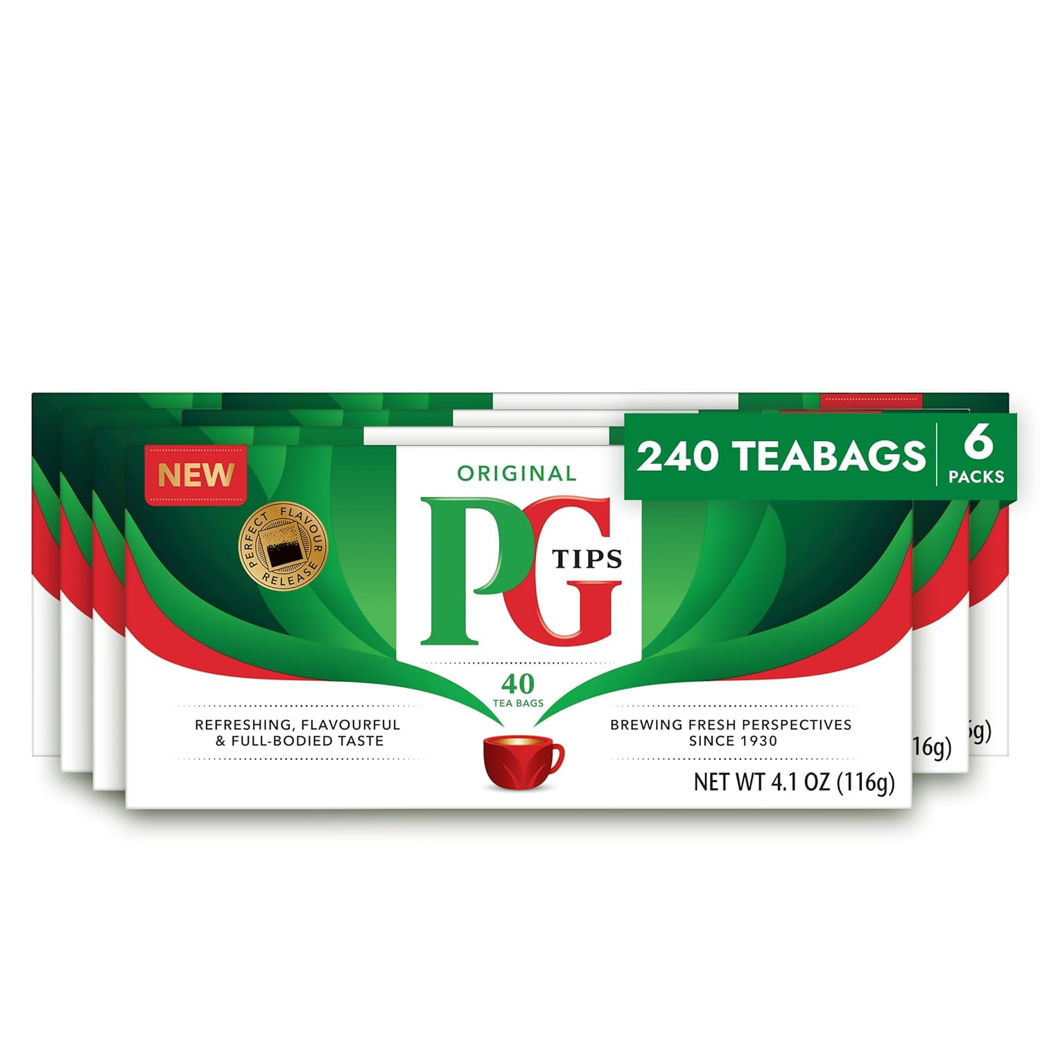 Pg Tips Premium Black Tea For a Classic Caffeinated Beverage,Pyramid ...