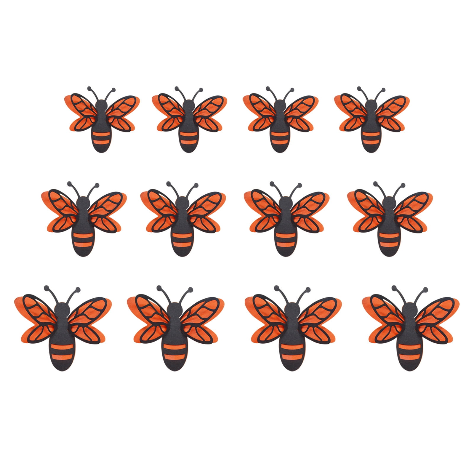 Pgeraug Home Decoration Wall Stickers 24Pcs 3D Bee Stickers Bee Decor ...