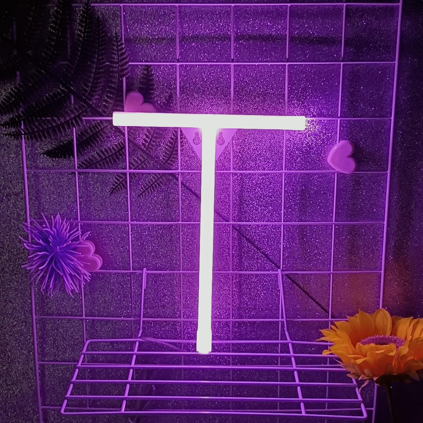 Pgeraug Led Lights for Room, Letter Shape Lamp Led Neon Lights ...