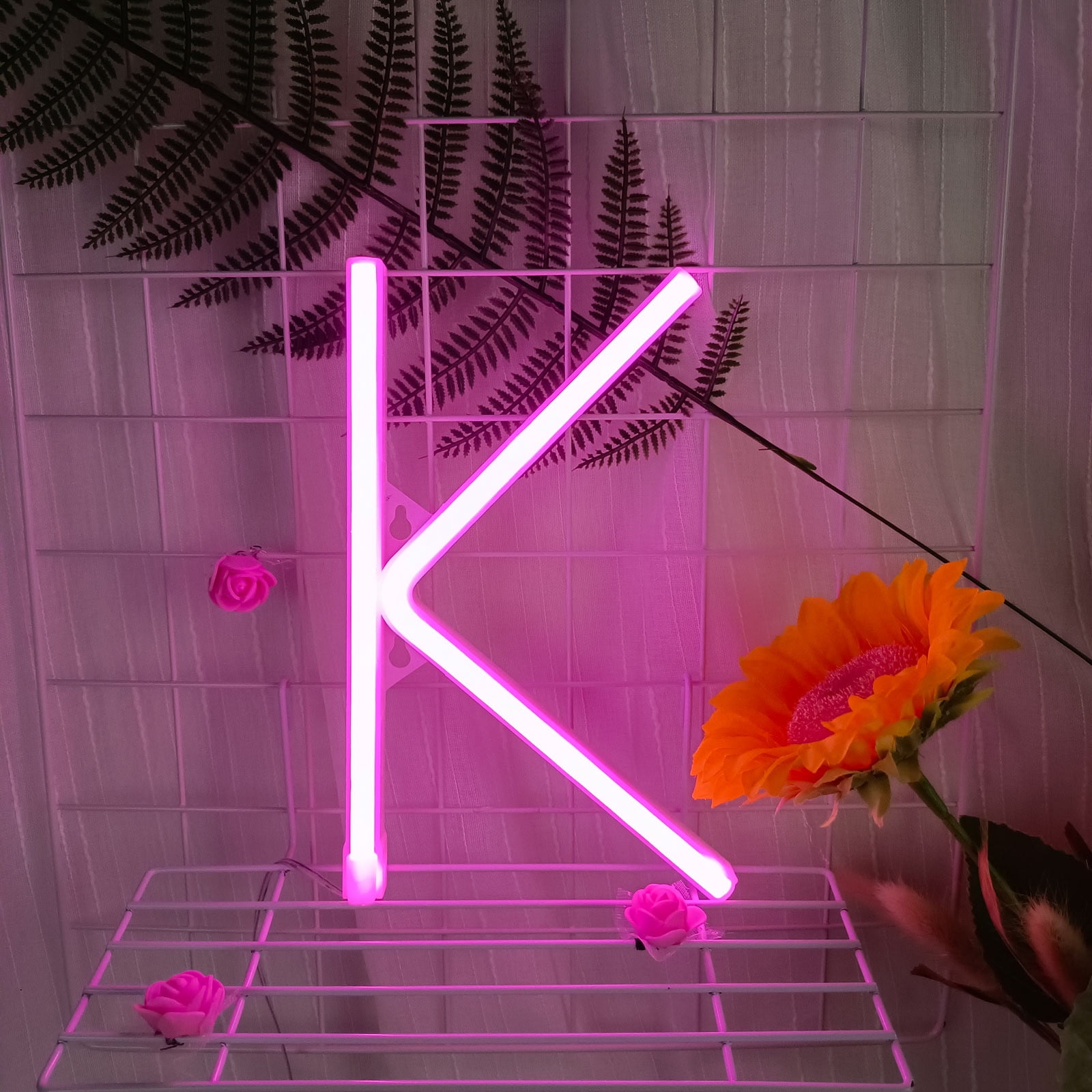 Pgeraug Valentines Day Gifts Letter Shape Lamp Led Neon Lights ...