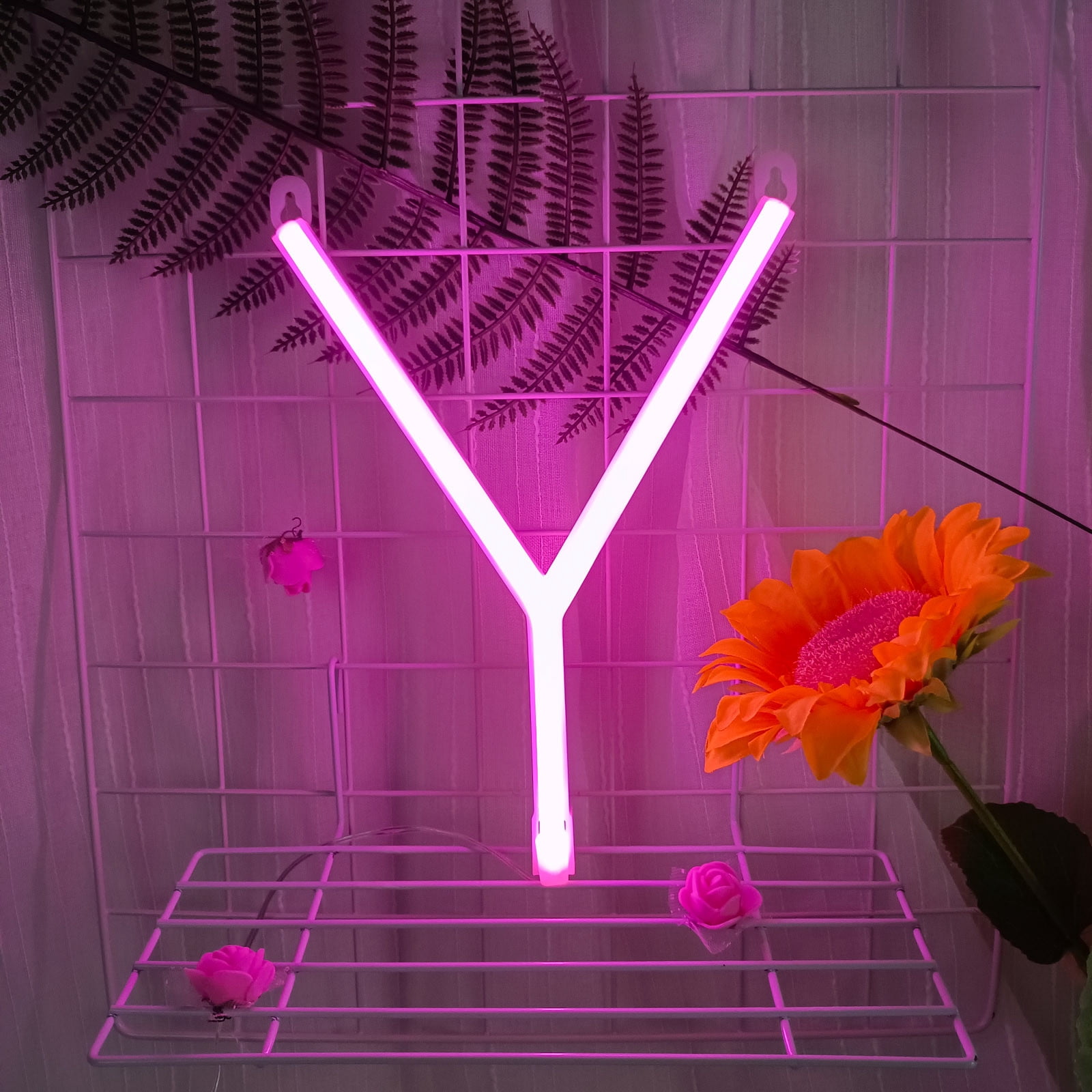 Pgeraug Valentines Day Gifts Letter Shape Lamp Led Neon Lights ...