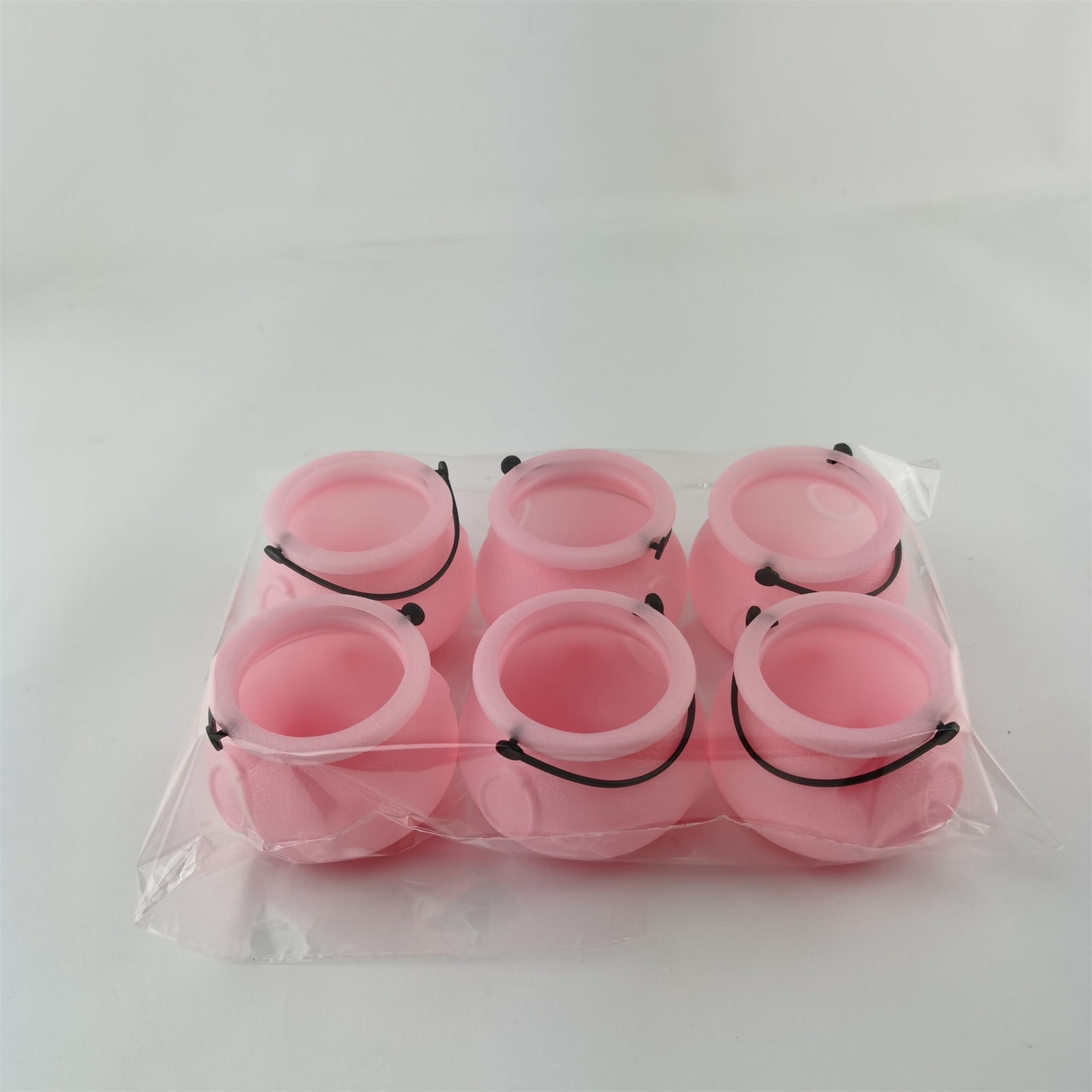 PGYONG 6pcs Mini Black Cauldron Halloween Mini Witch Cauldron Kettles ...