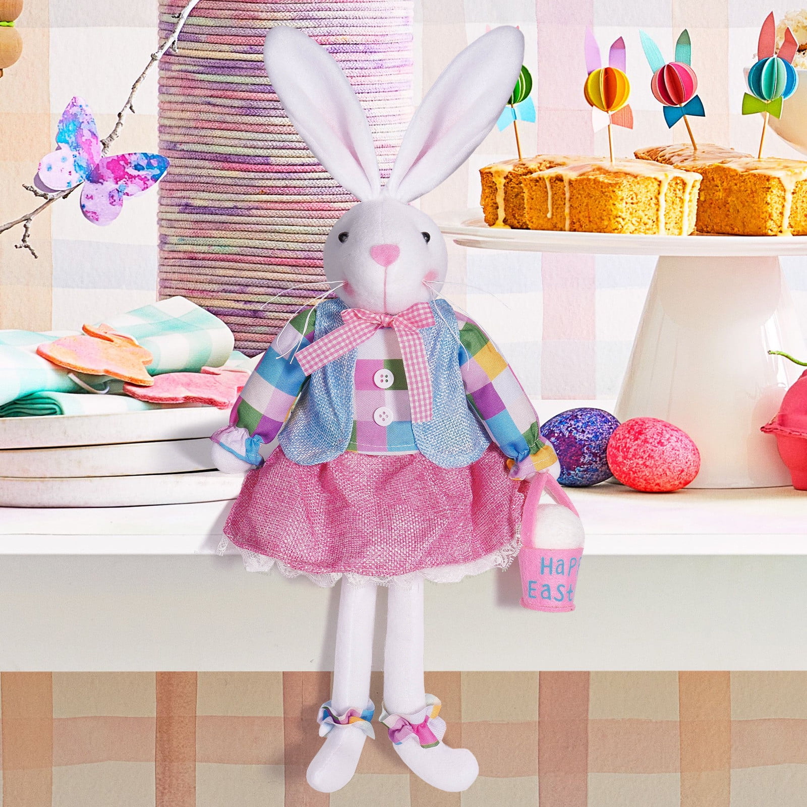 Pgyong Ballerina Doll Easter Stuffed Animal Bunny Stuffed Animal Easter ...