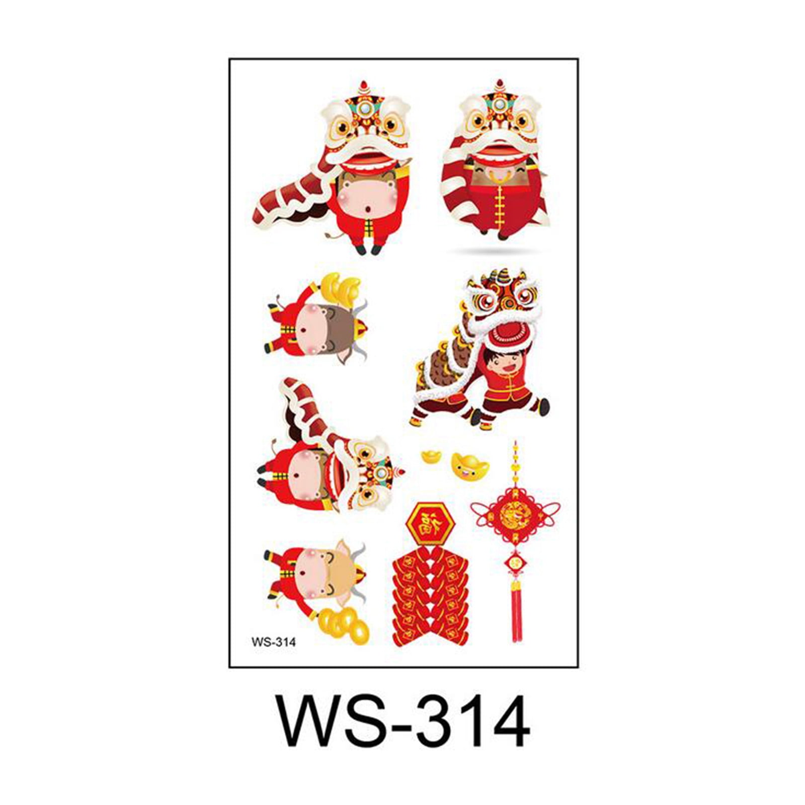 Pgyong Chinese New Year Stickers - Chinese Zodiac Stickers, Lunar New ...