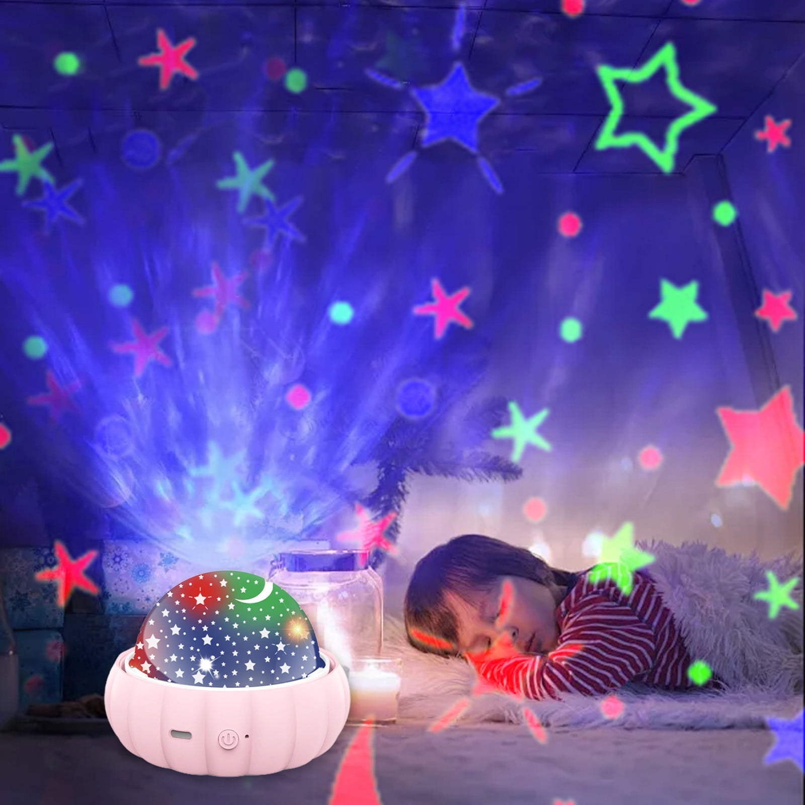 VANLOFE Star Projector Light Projector Multiple Colors Projections Star ...