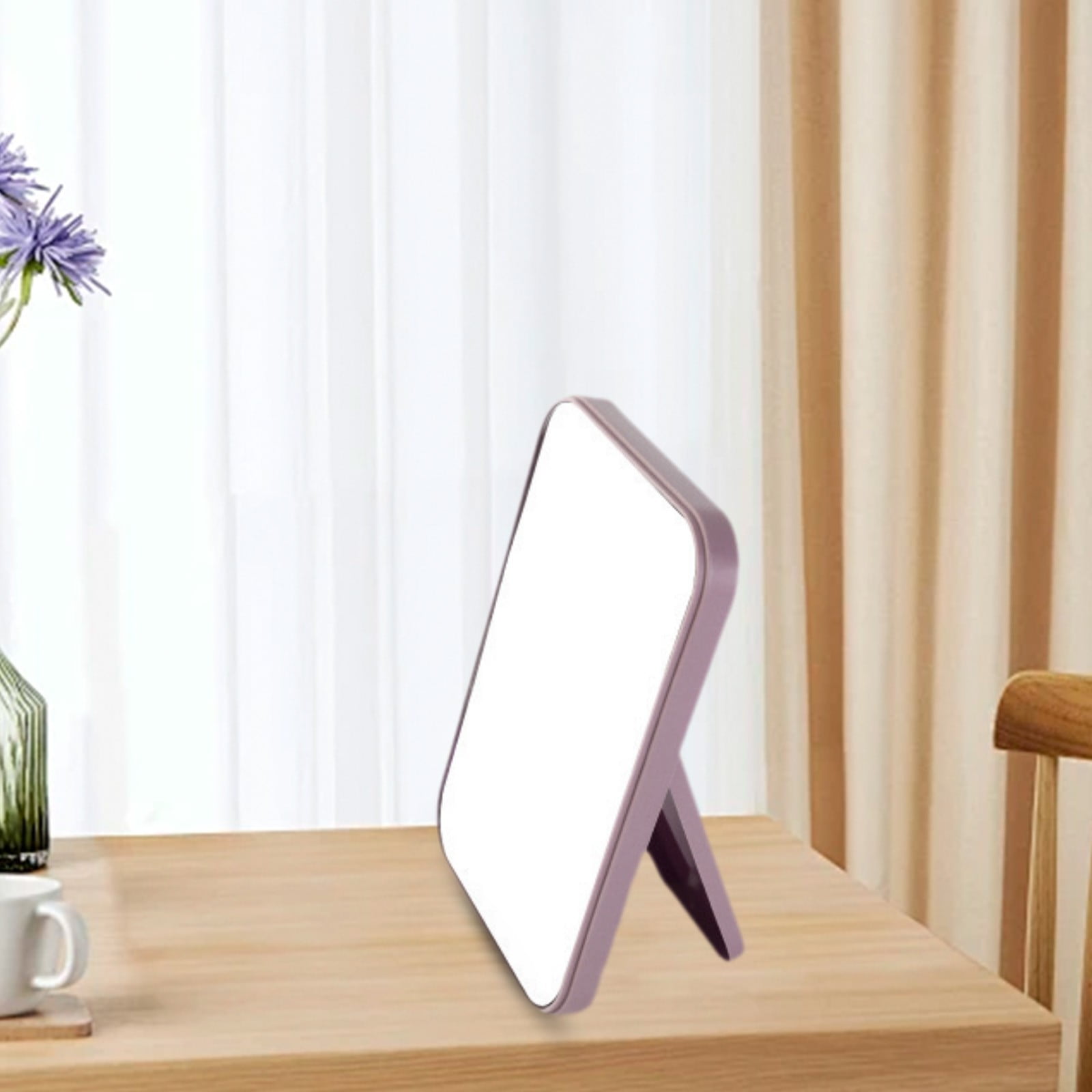 PGYONG Table Desk Vanity Makeup Mirror,8-Inch Portable Folding Mirror ...