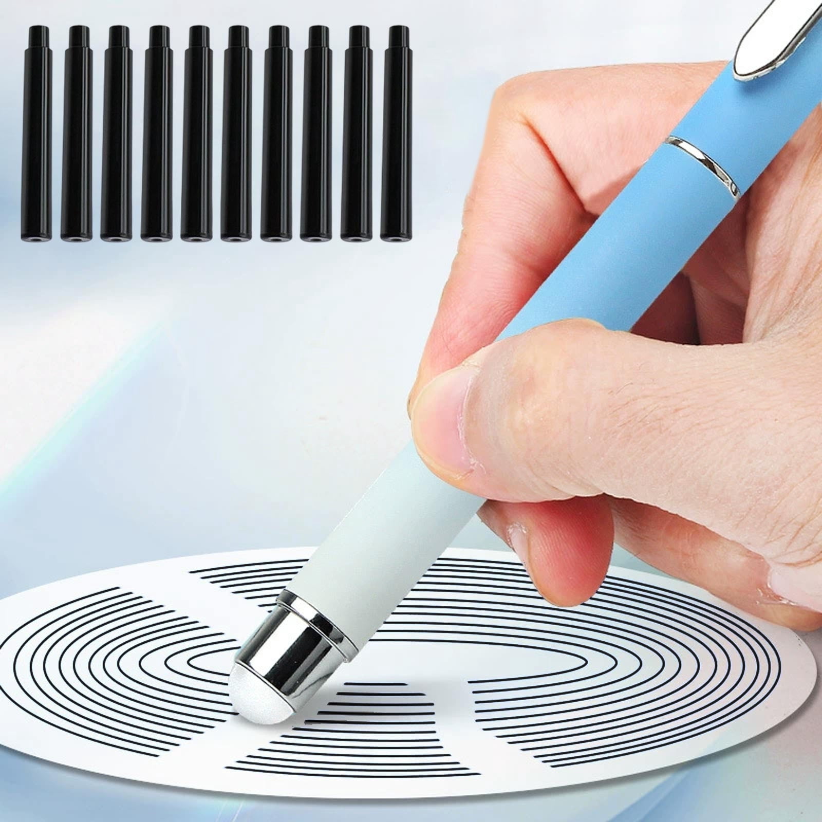 Pgyong Thermal Erasable Pen Refill, 3.4mm Replaceable Ink Cartridge for ...