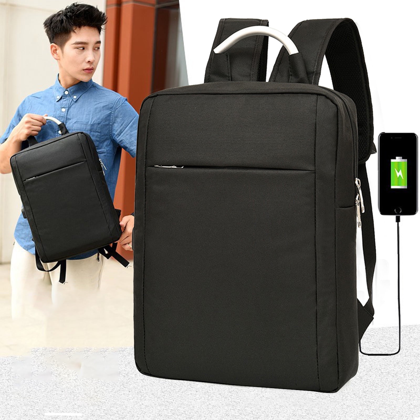 PGYONG Travel Laptop Backpack,Business Slim Laptops Backpack With USB ...