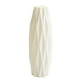 PGYONG White Shatterproof Vases for Flowers,Modern Simple Ceramic Dried ...