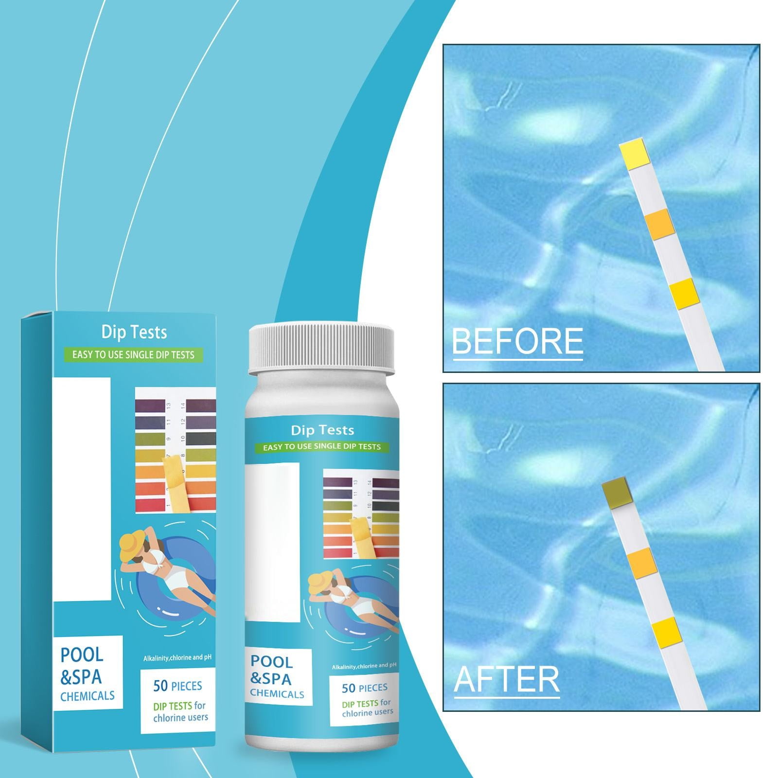 Ph Test Paper Clearance! Water Quality Test Paper Accurate Color ...