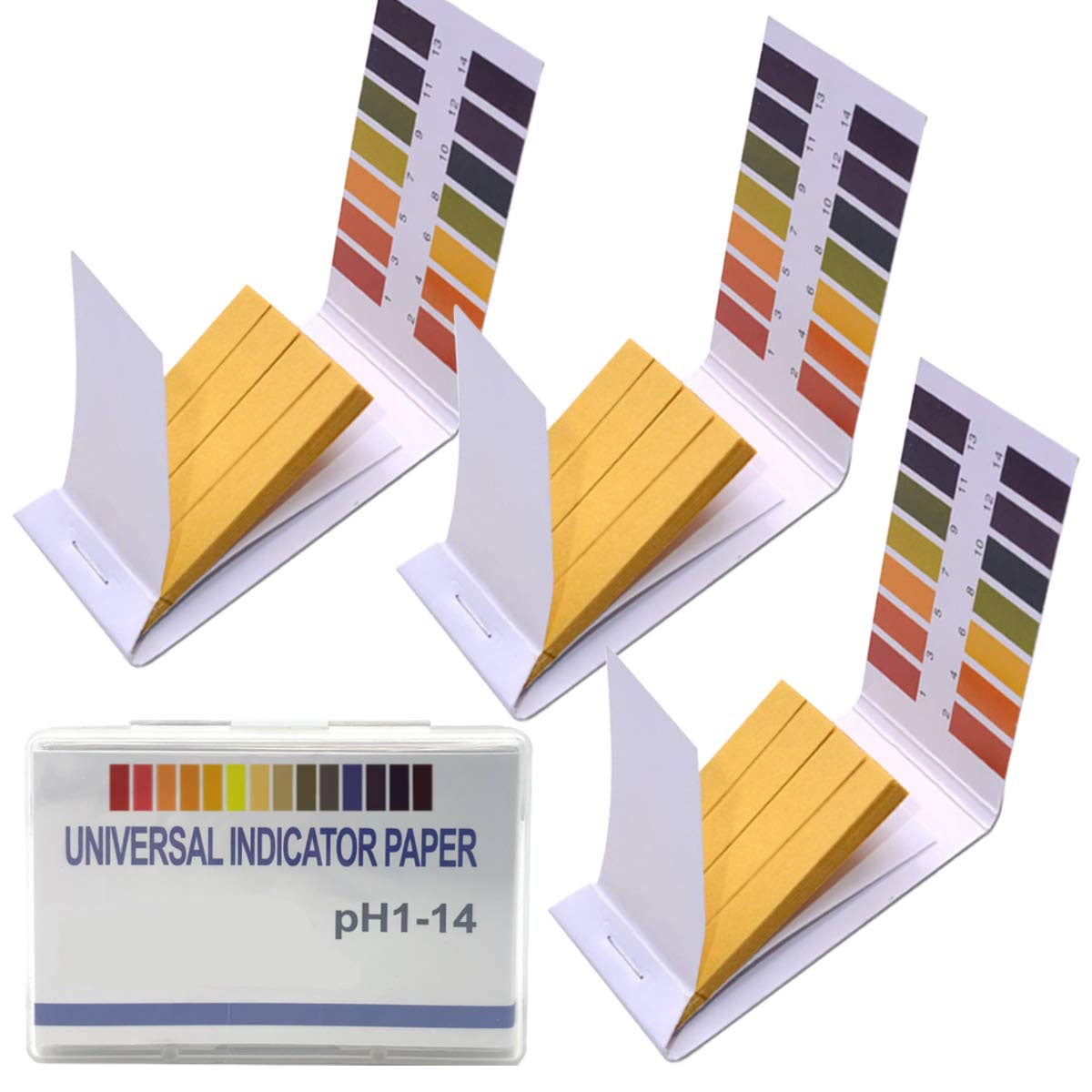 Ph Test Strips, 240 Strips Full Range 1-14 Universal Ph Test Litmus ...