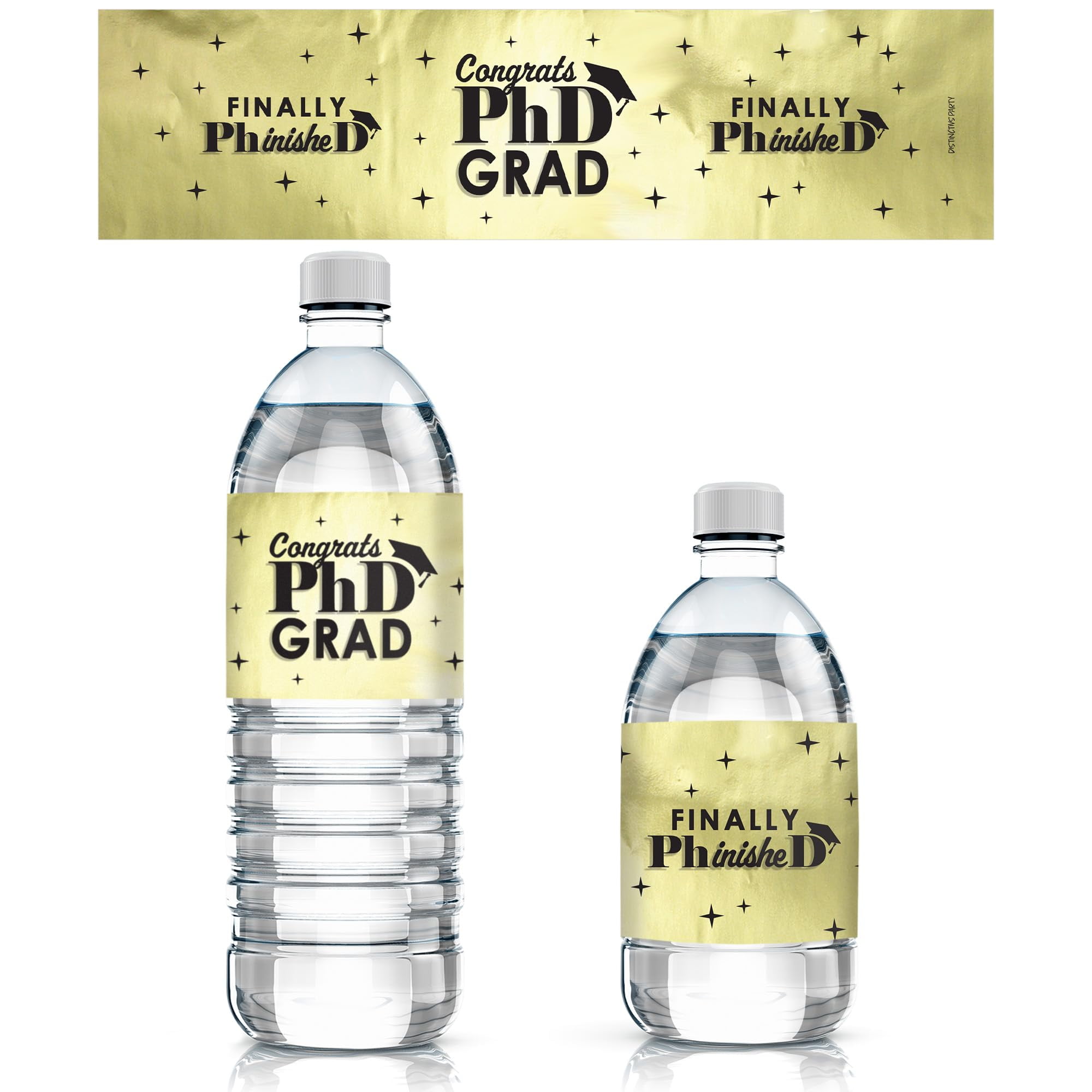 PhD Graduation Water Bottle SSF20 Labels 2025, Doctorate Grad Party ...