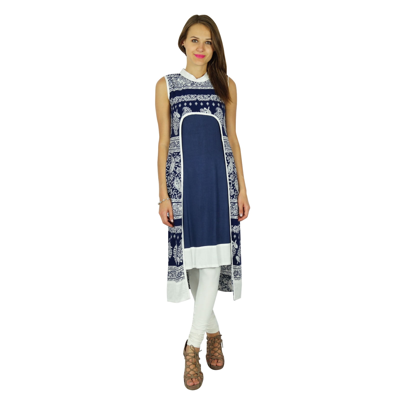Phagun Bollywood Indian Designer Kurta Women Ethnic Kurti Cotton Tunic ...