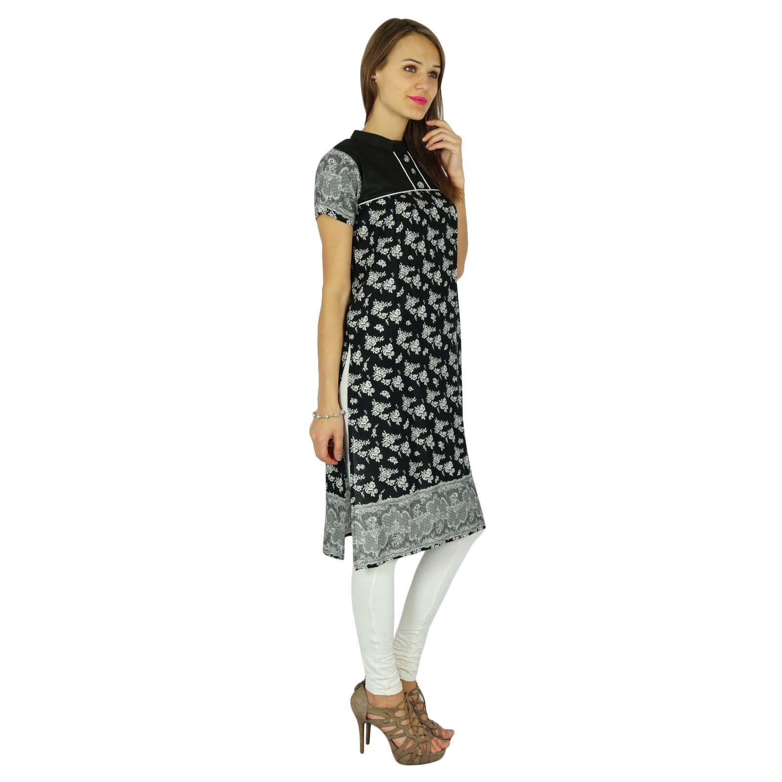 Phagun Bollywood Kurta Indian Designer Women Ethnic Kurti Cotton Tunic ...