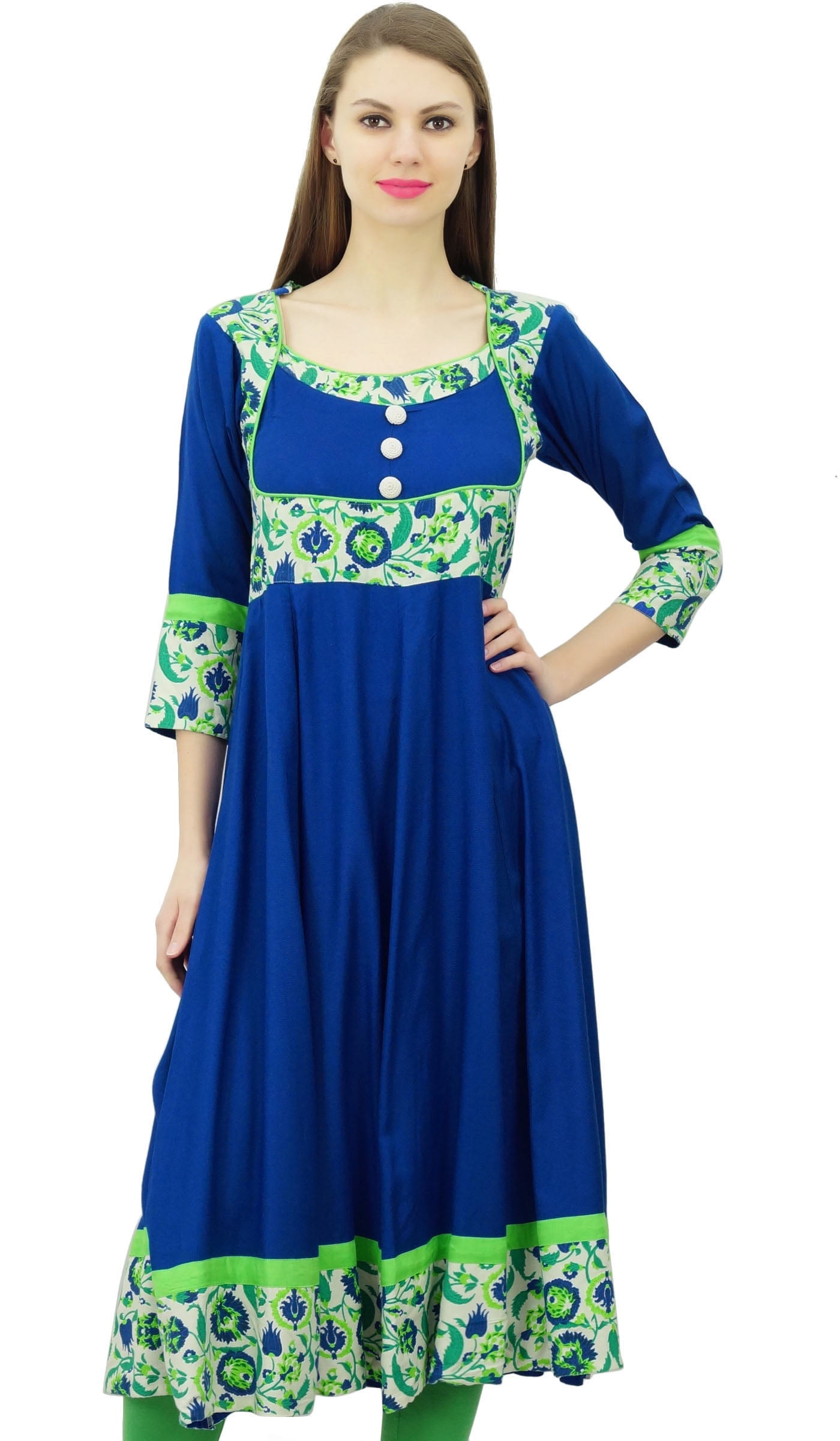 Phagun Women Cotton Straight Pintex Kurti Casual Summer Indian Ethnic ...