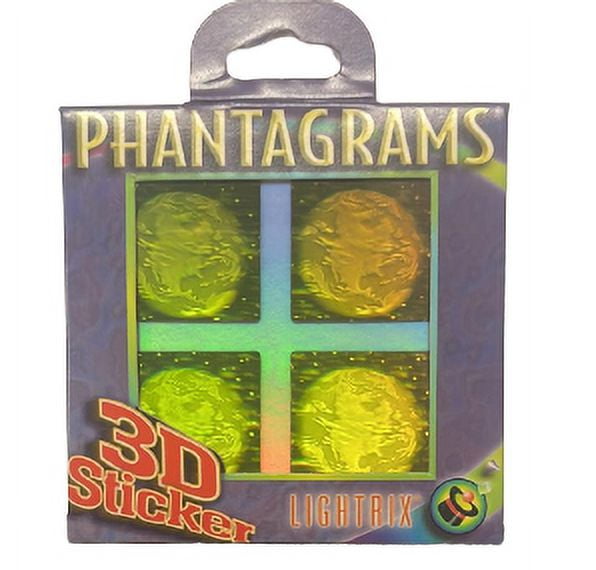 Phantagram 3D Stickers Globe 3 Pack - Walmart.com