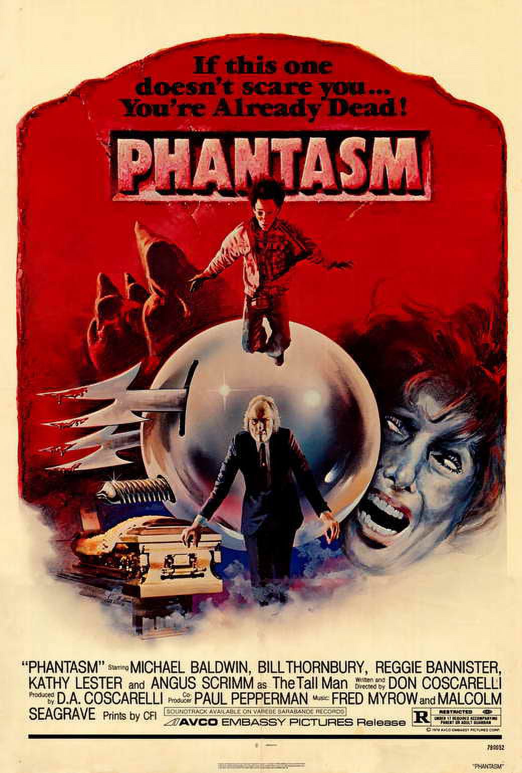 Phantasm Movie POSTER 27" x 40" Style A - Walmart.com